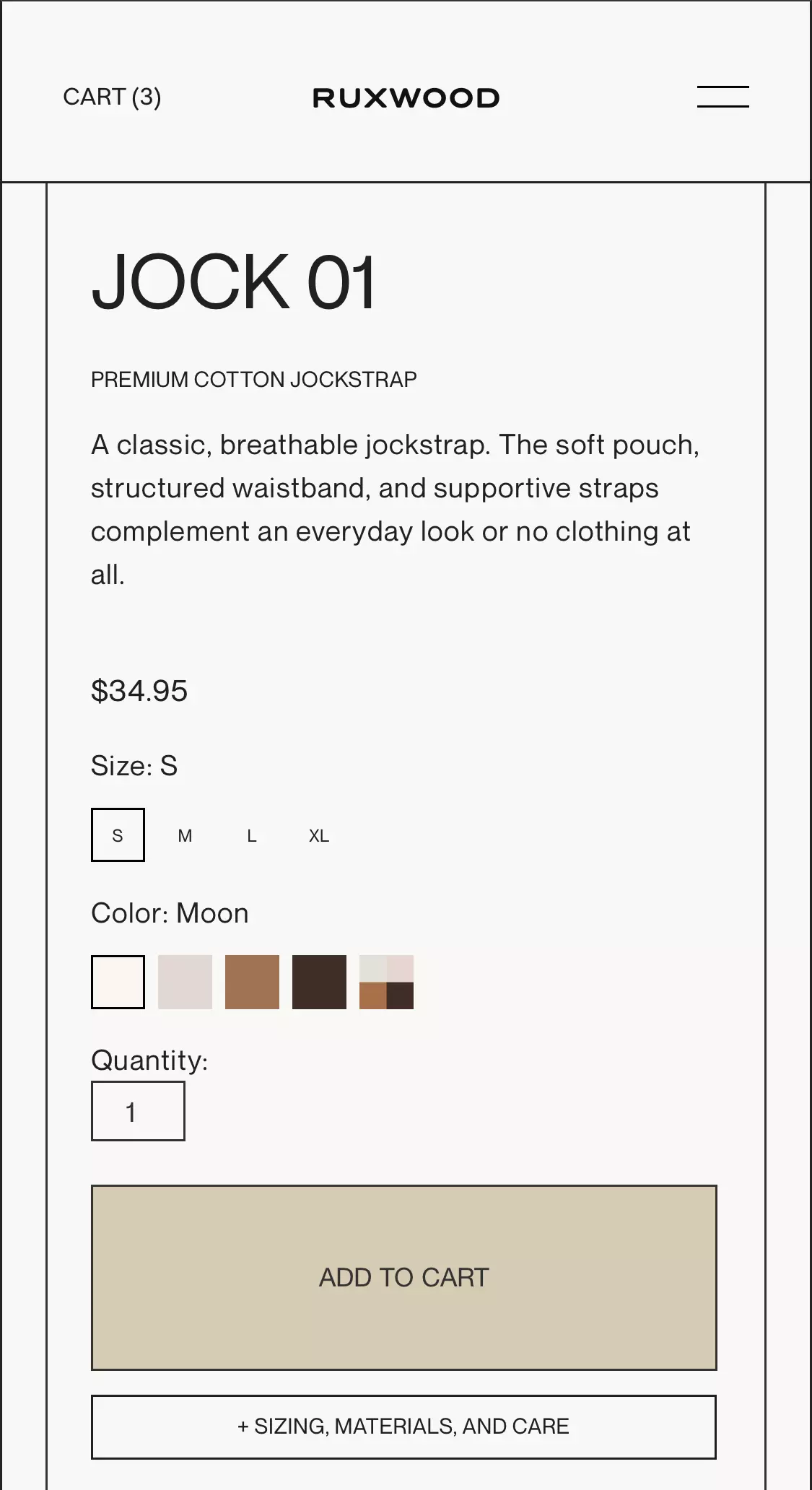 Ruxwood traz design minimalista, confiança sensual e inclusão para o Jockstrap 10648_7