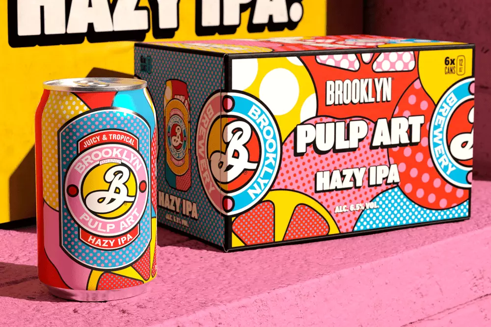 Wy sille drinke nei in popkeunst-ynspireare wazige IPA fan Brooklyn Brewery 12151_12