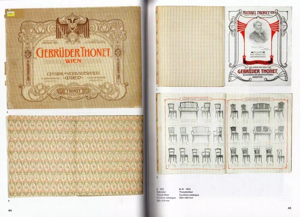 تھونیٹ برانڈ: اس کے گرافک ڈیزائن کی تاریخ کے صفحے پر ایک نظر