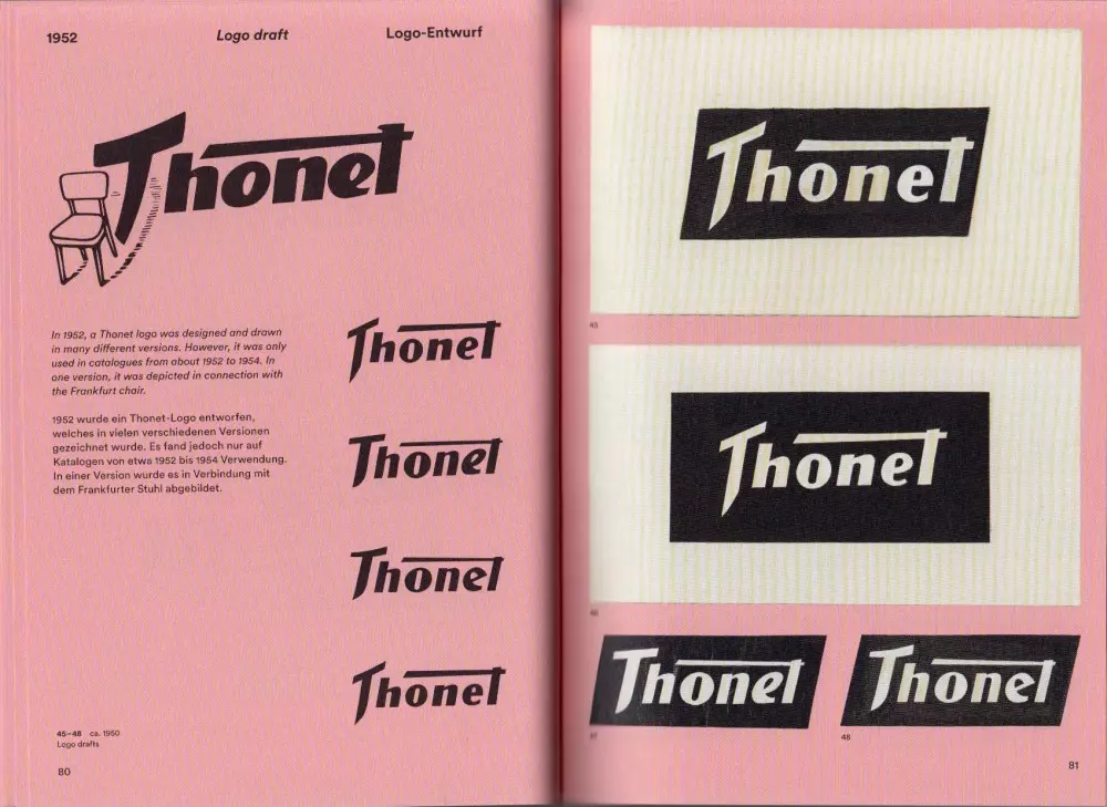 The Thonet Brand: هڪ نظر ان جي گرافڪ ڊيزائن جي تاريخ واري صفحي تي