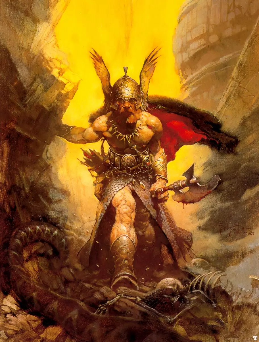 Frank frazetta ອານາຈັກມືດ