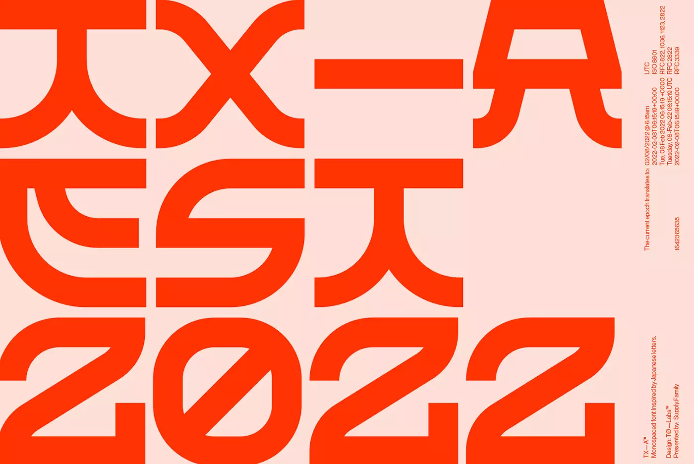 Il carattere tipografico TX-A prende ispirazione dai caratteri Hiragana 1407_1