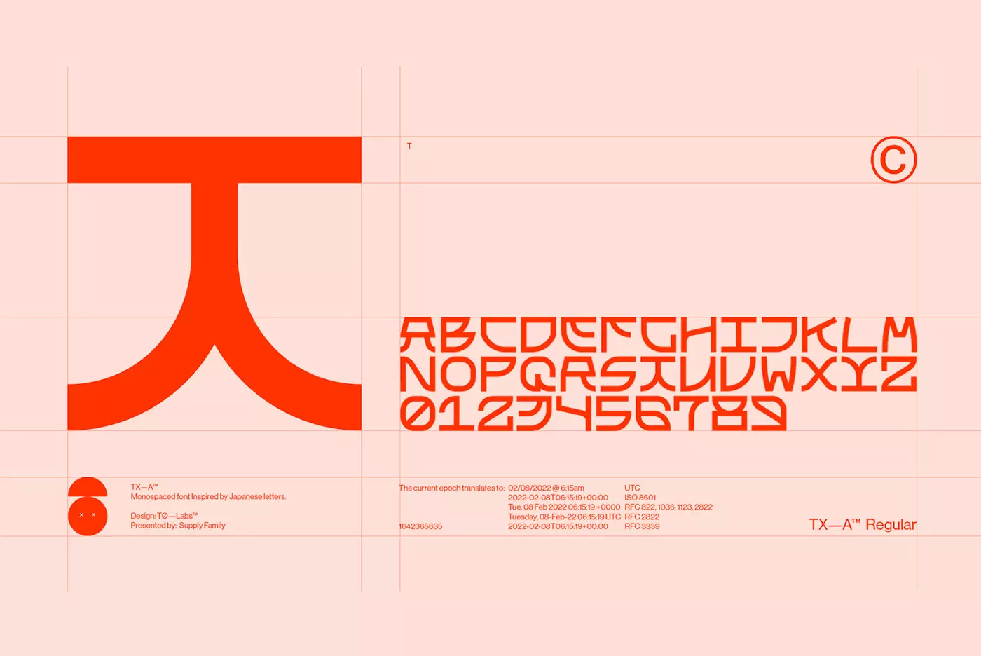 Typeface TX-A, Hiragana nyşanlaryndan ylham alýar 1407_12