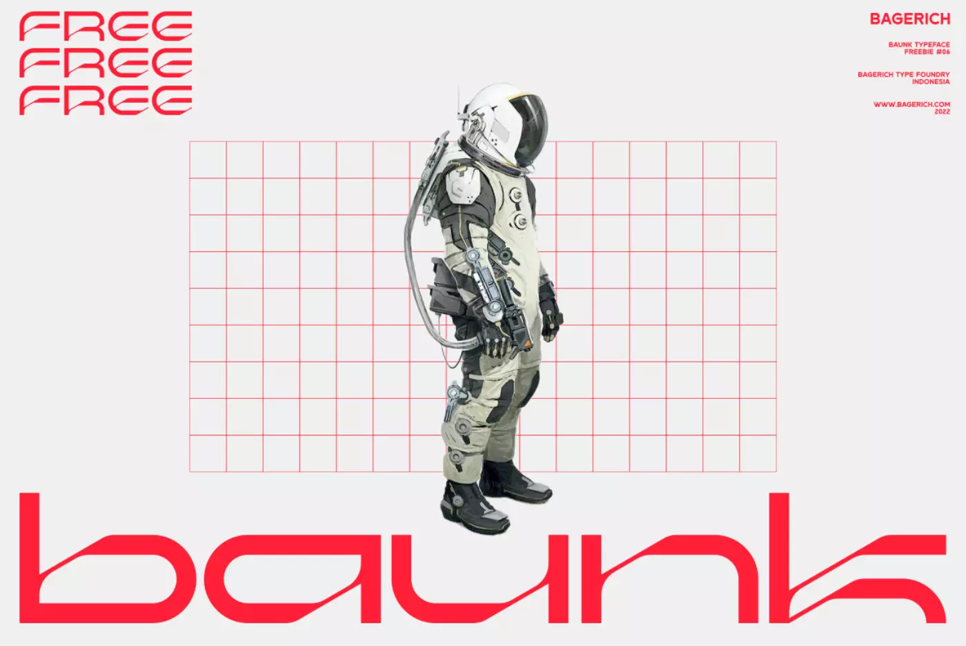 Gadza Futuristic Atmosphere neTech-Ready Typeface Baunk 1408_1