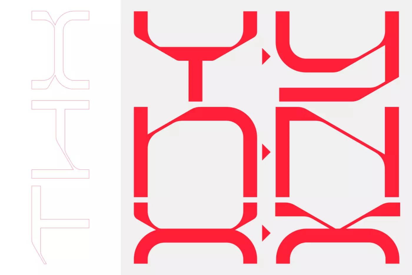 Luo futuristinen tunnelma Tech-Ready Typeface Baunkilla 1408_9