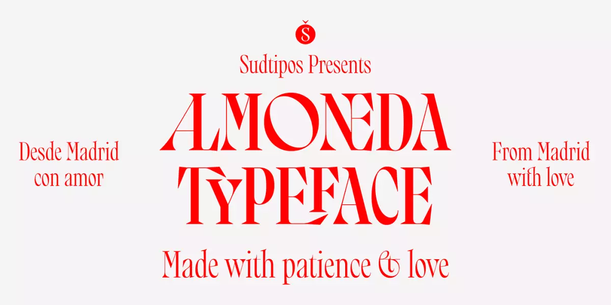 Almoneda Typeface sitere n'ike mmụọ nsọ nke ahịa mepere emepe nke Madrid