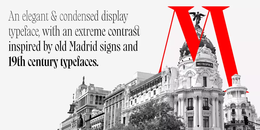 Madrid ၏ Open-Air Markets မှ လှုံ့ဆော်ပေးသော Almoneda Typeface 1425_24