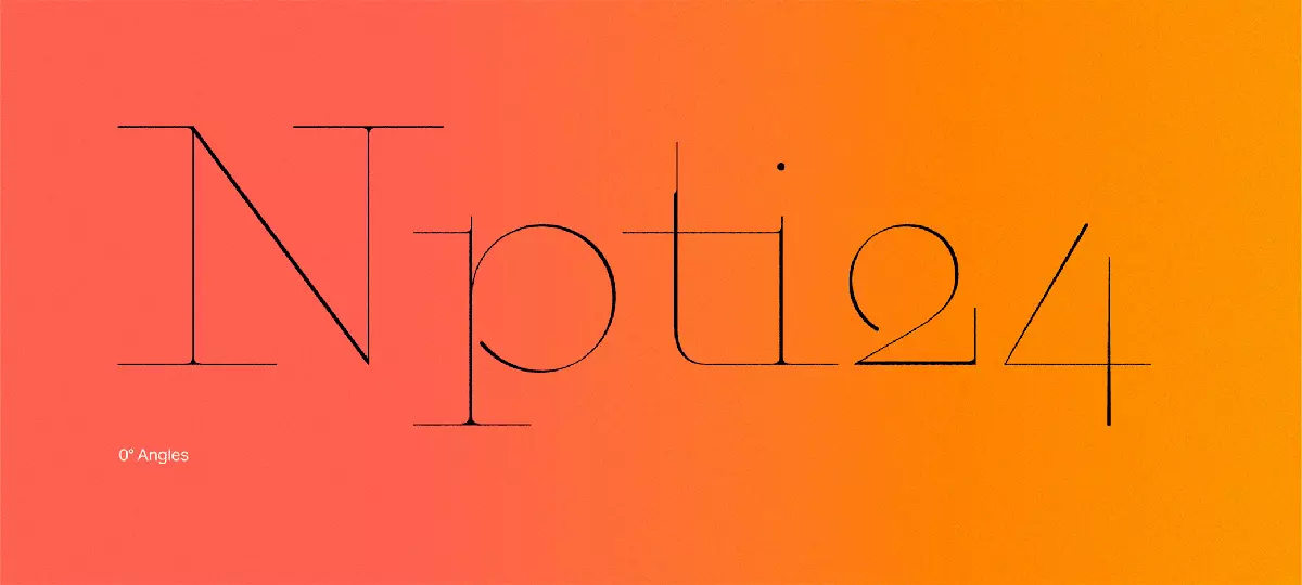 Neumond Typeface se joacă cu limitele designului de tip lizibil