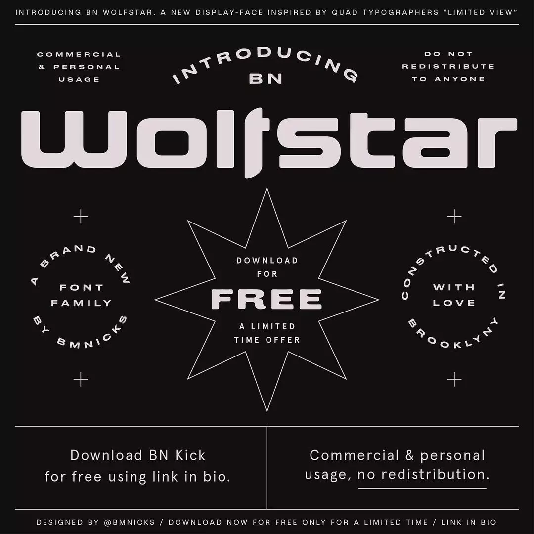 Prezantimi i Wolfstar, Typeface që i jep të ardhmes një vrapim për paratë e tij 1427_1