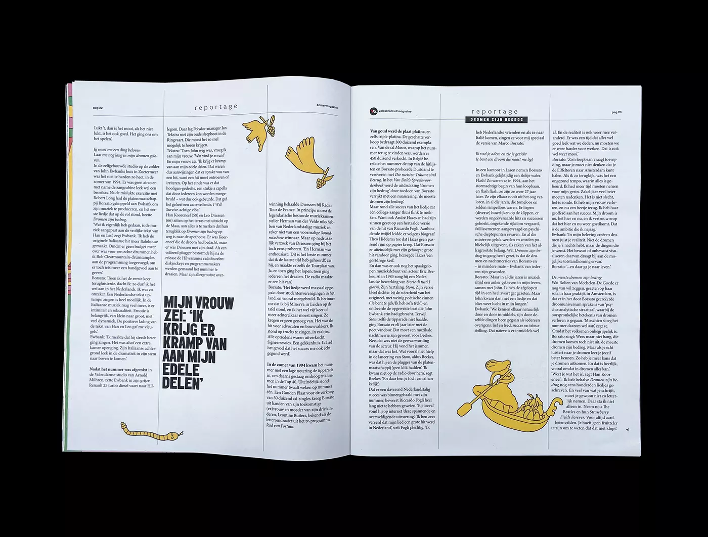 Philip Lindeman's Dreamy Illustations yeVolkskrant Magazine 1463_5