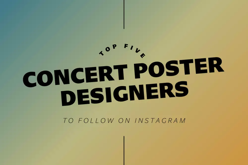 Pesë dizajnerët më të mirë të posterëve të koncerteve për t'u ndjekur në Instagram 1468_1