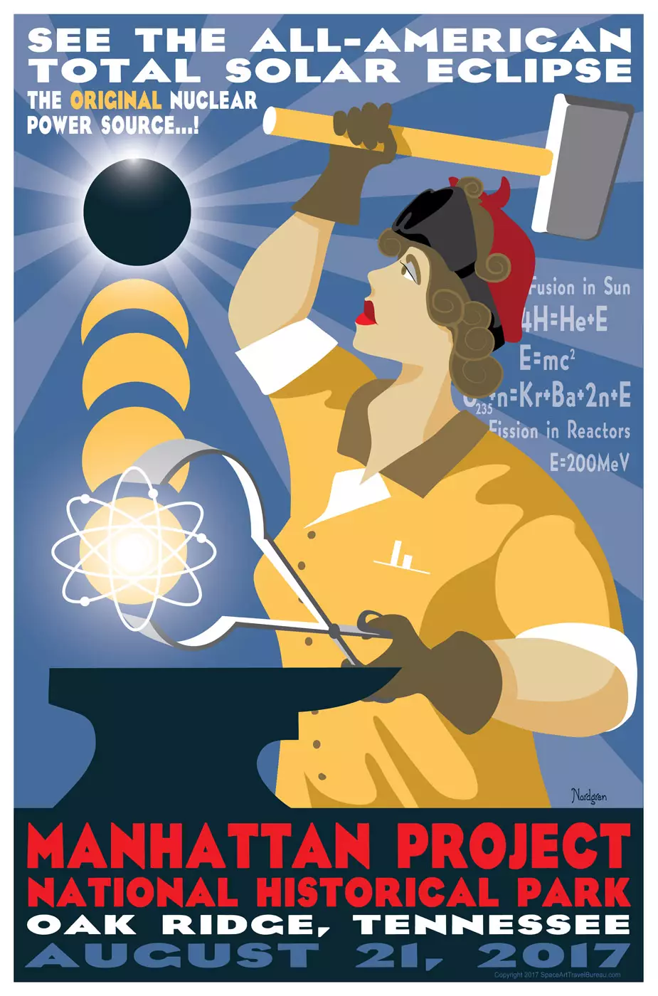 एकूण सूर्यग्रहणासाठी इतिहास-इन्फ्युज्ड पोस्टर्स 14972_6
