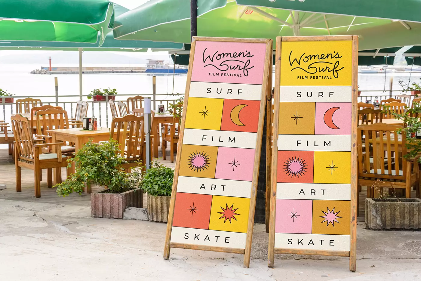 I-Women's Surf Film Festival Yethula I-Sunny, I-Tarot-Inspired Brand Identity 1538_11