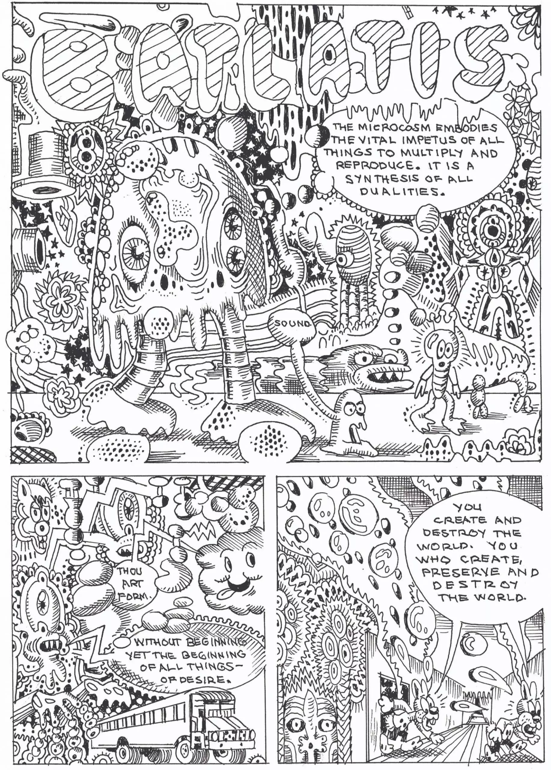 The Daily Heller: Gary Panter Goes Hippie với New Underground Comic 155484_2