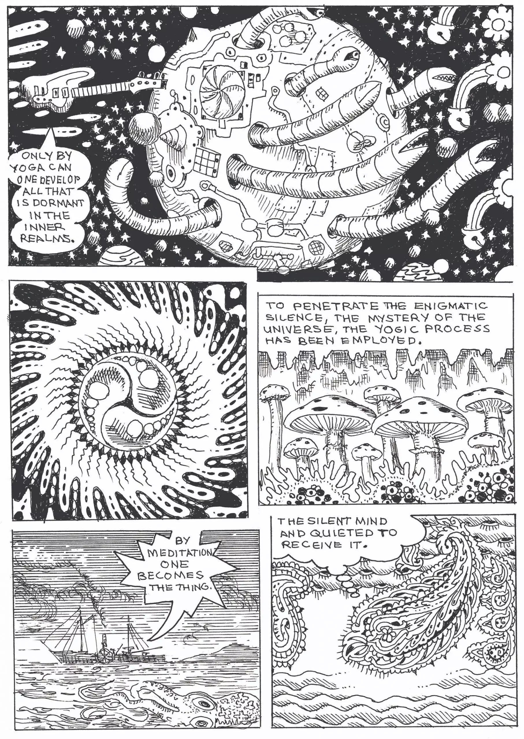 The Daily Heller: Gary Panter Goes Hippie với New Underground Comic 155484_5