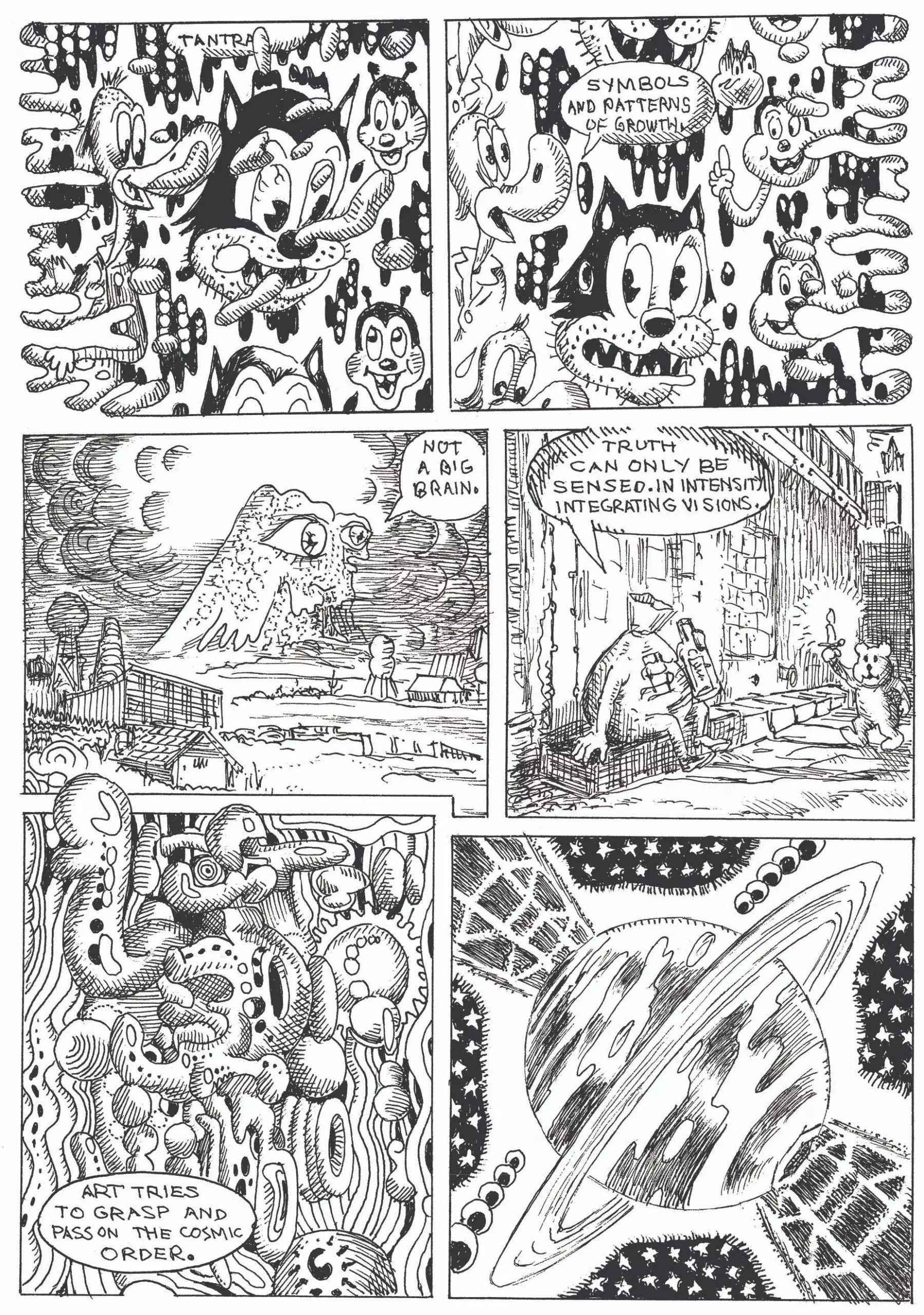 The Daily Heller: Gary Panter Goes Hippie với New Underground Comic 155484_6