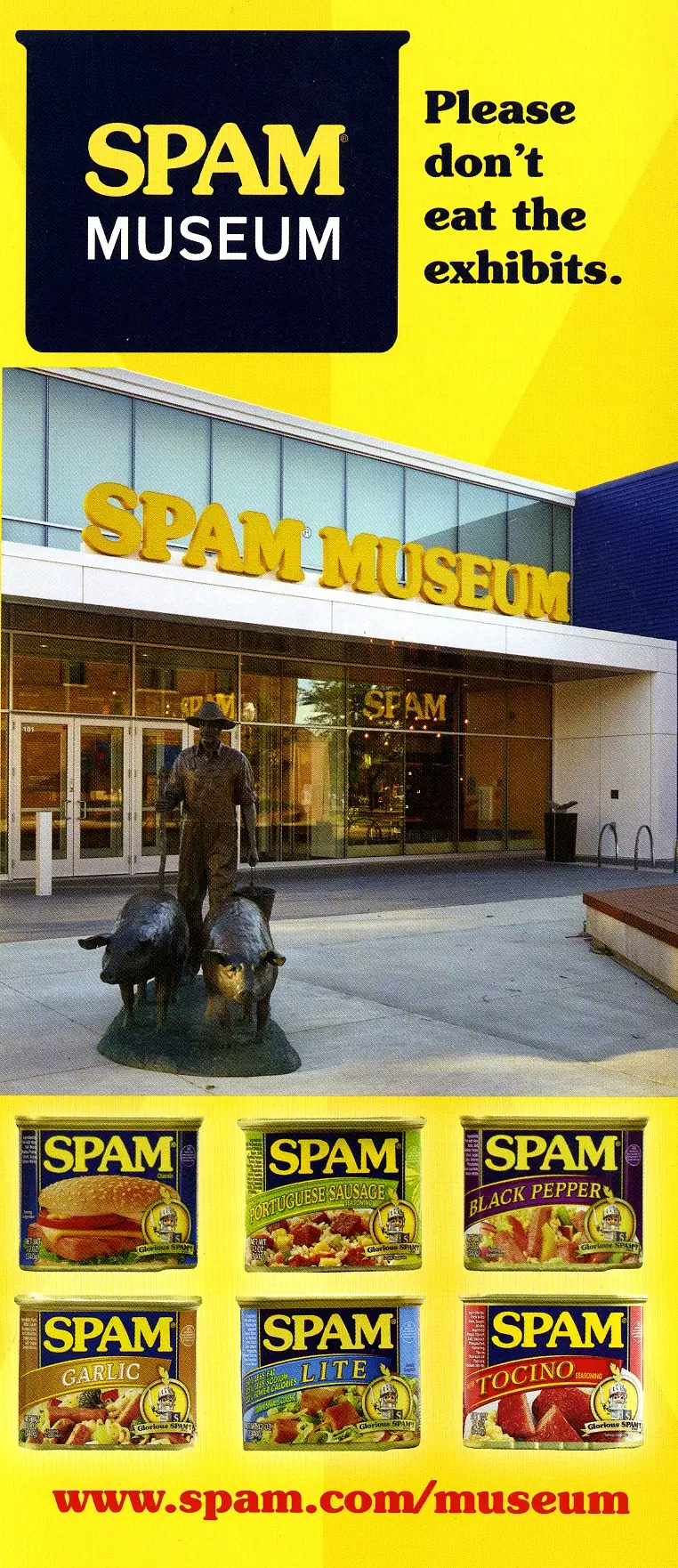 Spam museum ad