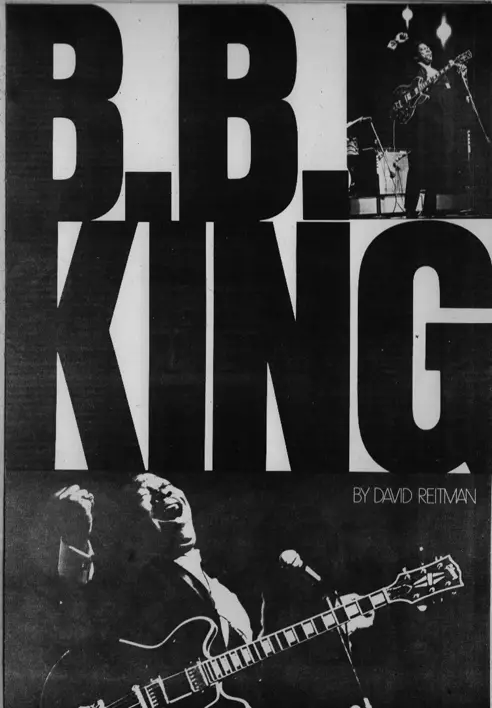 B.B king poster