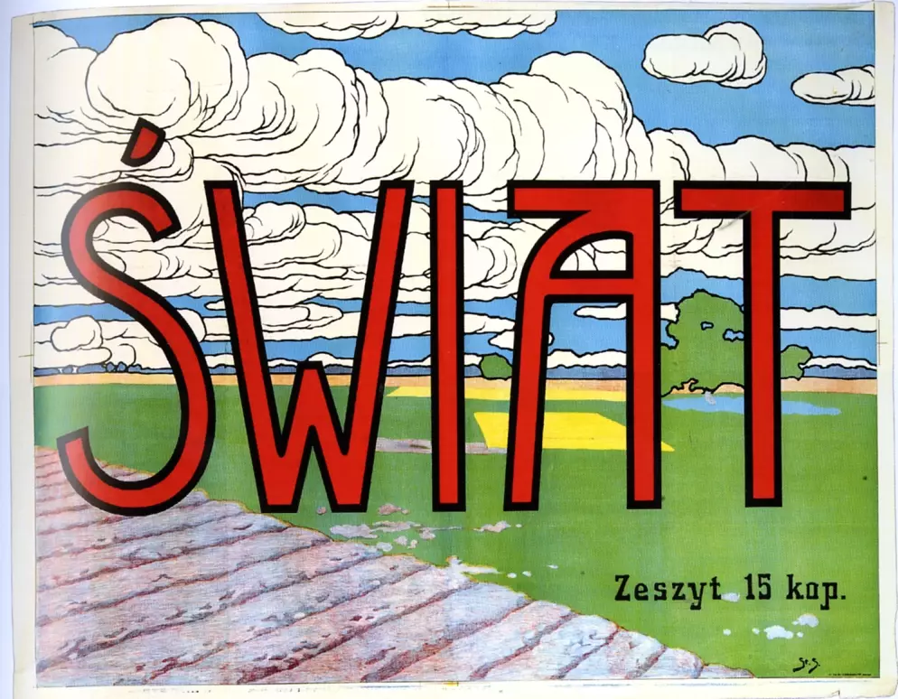 Stanislaw Sawiczewski, Swiat, Illustrierte Zeitschrift, 1907.