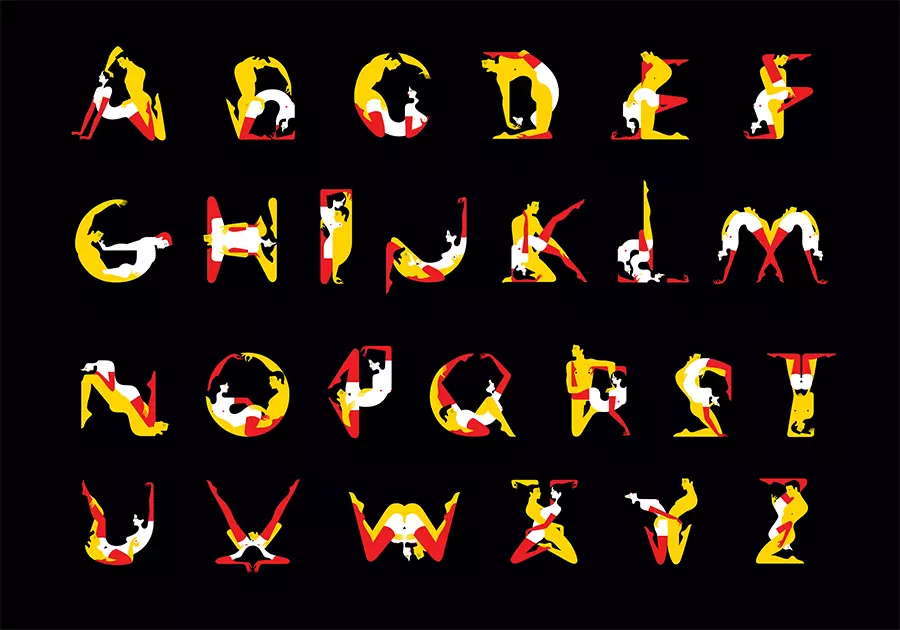 Malika Favre's Kama Sutra Typographic Alphabet 155689_1