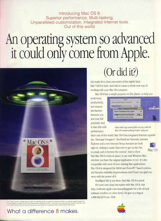 1997 Mac OS 8 Ներածություն #1 գովազդ: