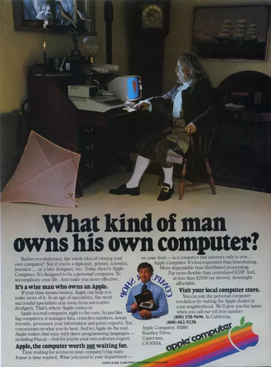 1980 Apple II Ben Franklin Ad.