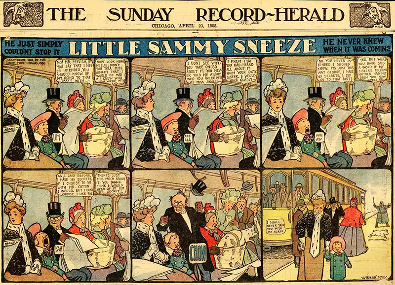 Winsor McCay，1905 年。旧金山漫画学院收藏，俄亥俄州立大学比利爱尔兰卡通图书馆和博物馆