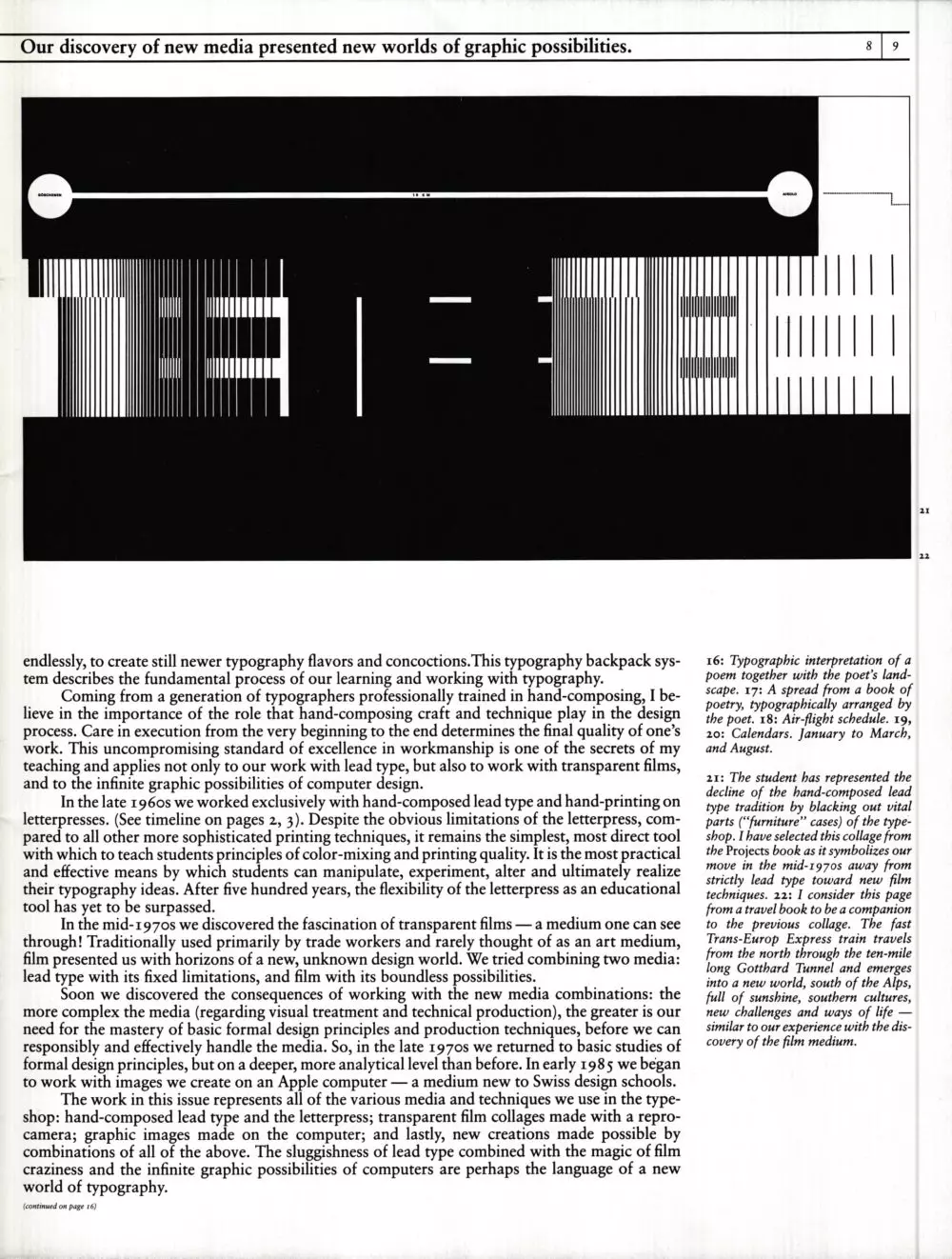 The Daily Heller: Wolfgang Weingart, typografischer Disruptor und Pionier 155929_8