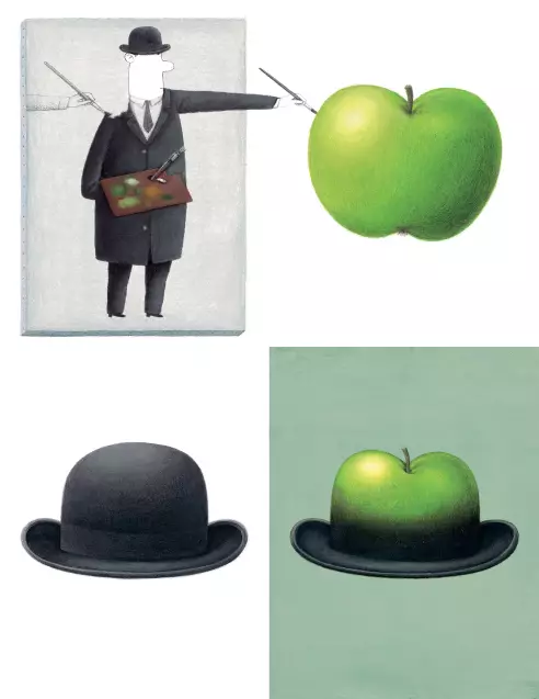 magrittes apple