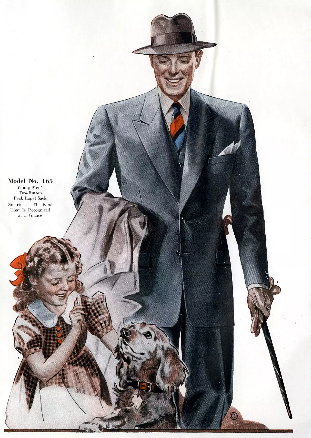 Bộ đồ thời trang những năm 1940