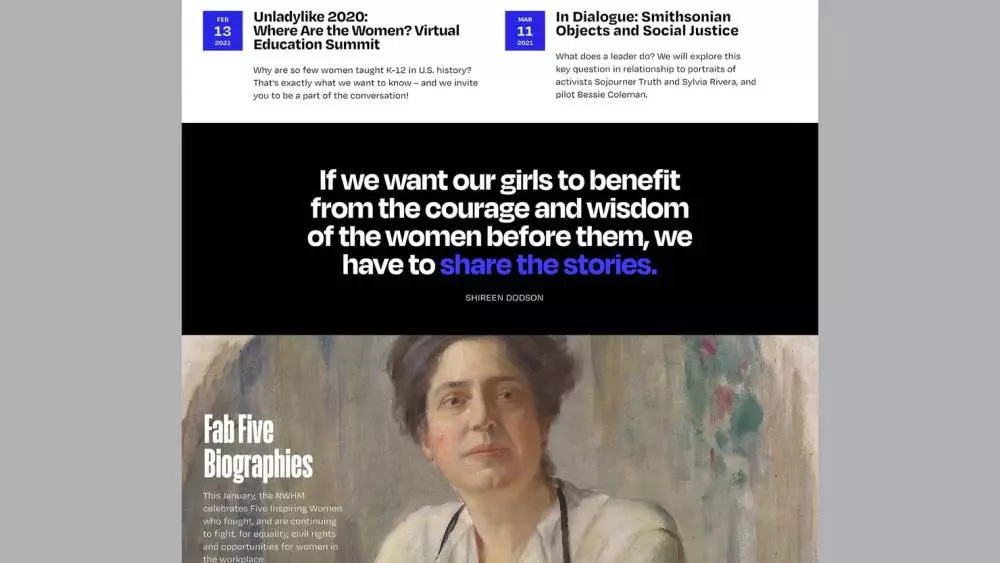 Paula Scher et Pentagram créent une nouvelle identité pour le Musée national de l'histoire des femmes 157822_17