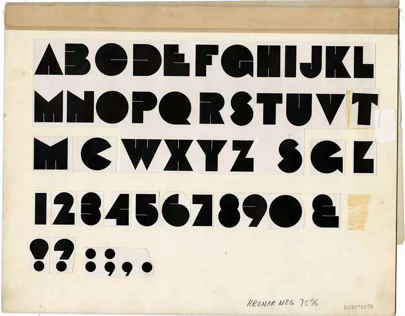 The Daily Heller: P22 dia manafosafo ny nifin'ny zazakely sy manadio an'i Glaser 158117_1