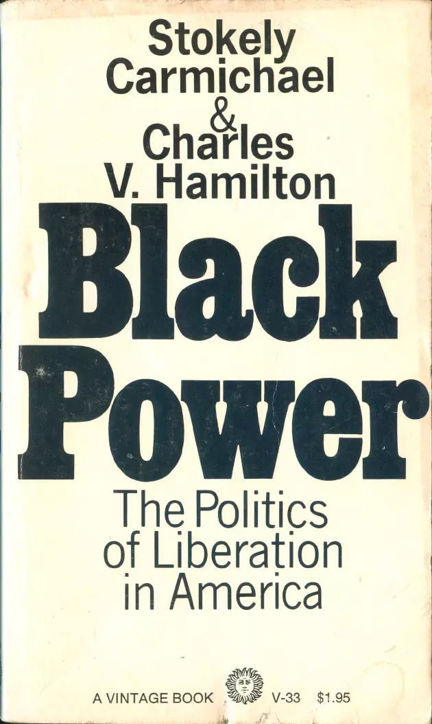 Stokely Carmichael kunye Charles V. Hamilton Black Power cover