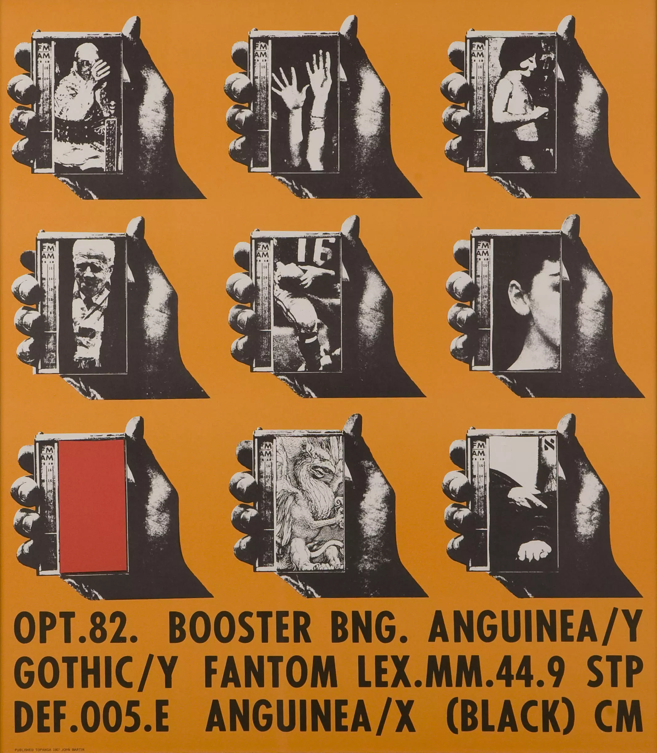 Wallace Berman: poster zonder titel, 1967