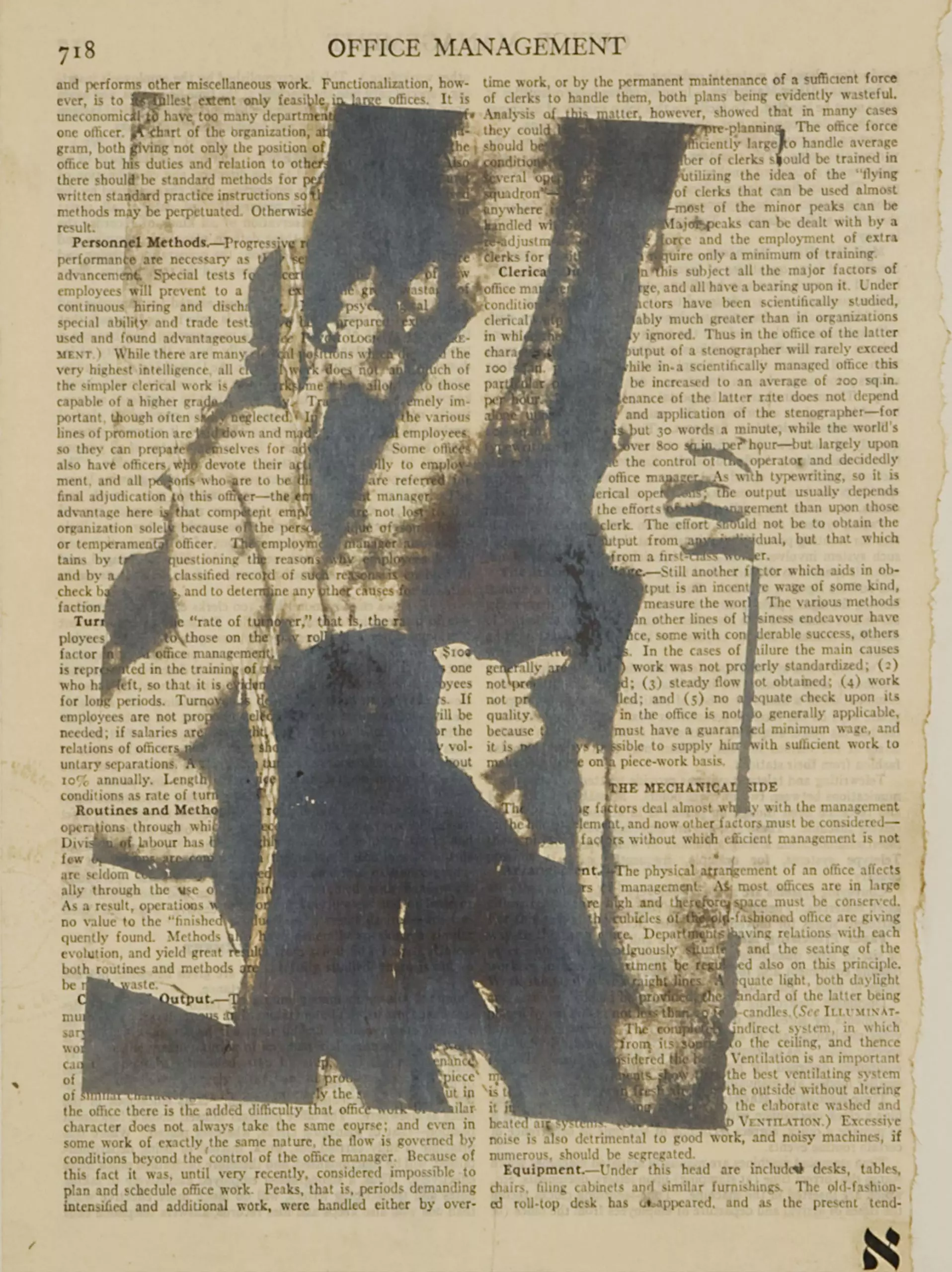 Wallace Berman: Sen título (Xestión de oficinas), 1964.