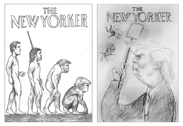 Żewġ ideat ta’ kopertura ta’ New Yorker