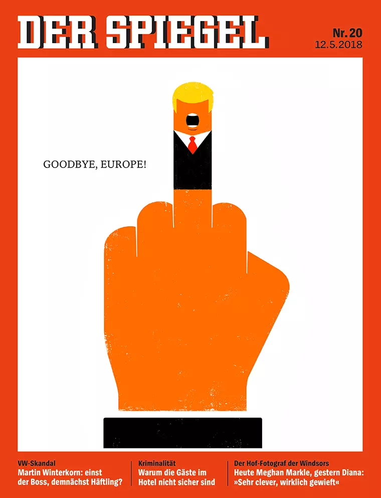 der spiegel cover - trumf langfinger