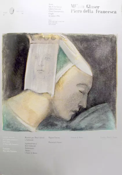 Poster original pentru Proiectul Piero. - Milton Glaser