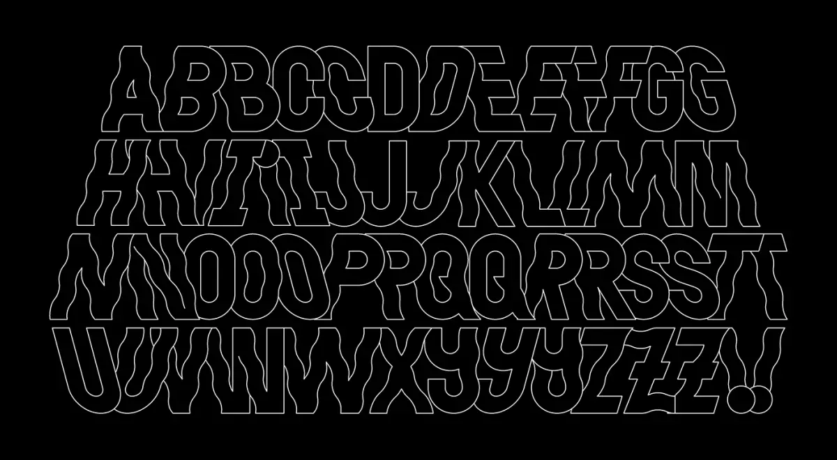 Մուտքագրեք երեքշաբթի. Catch the Typographical Wave With Wavy Typeface