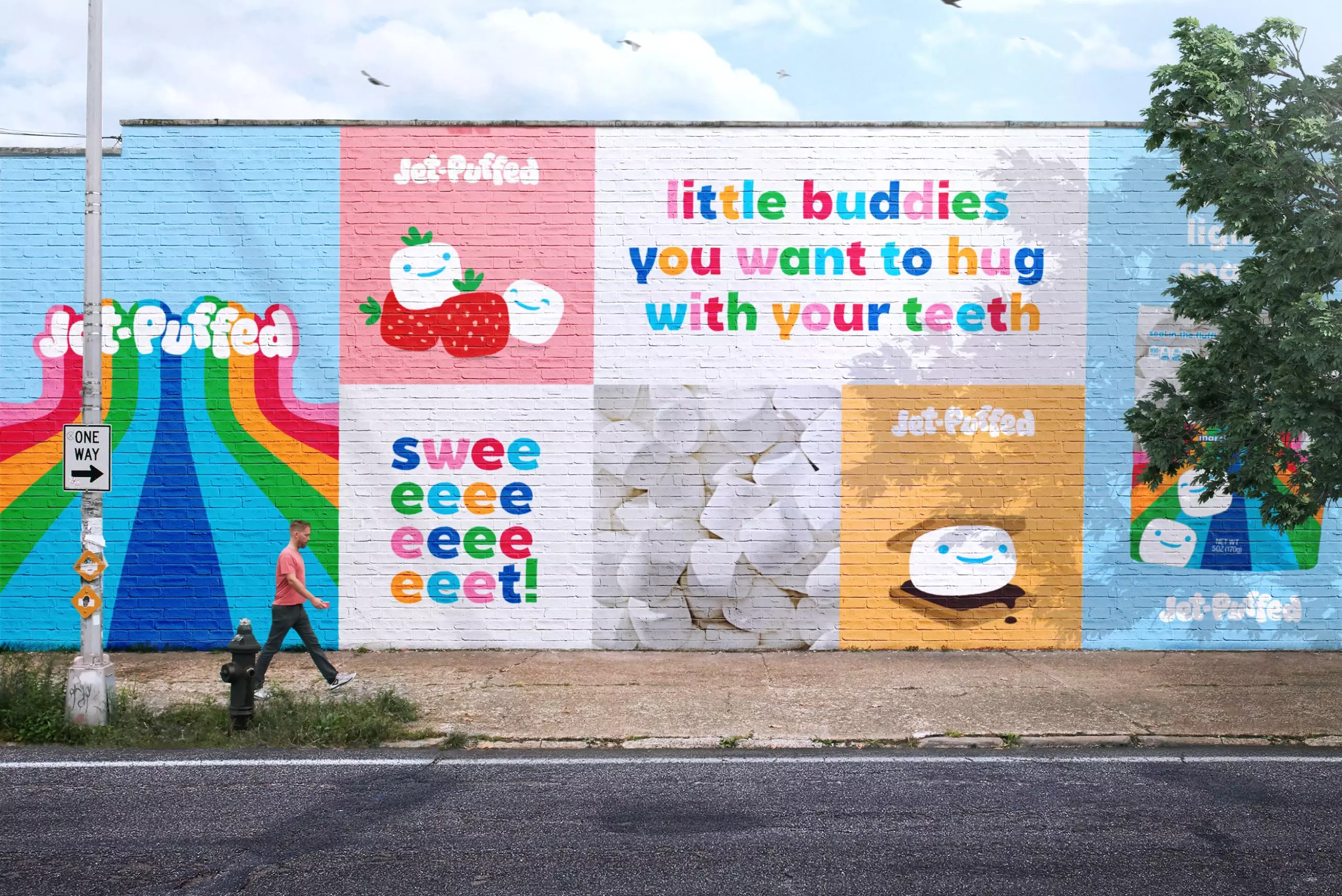 Brand of the Day: การรีแบรนด์ Playful Jet-Puffed Rebrand ของ Jones Knowles Ritchie