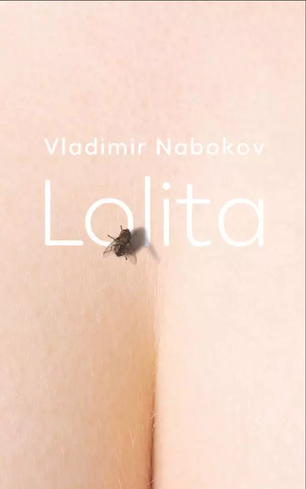 Desain tutup John Fulbrook III kanggo Lolita Vladimir Nabokov