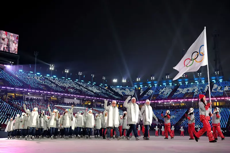 Алімпійскія спартсмены з Расіі на зімовых Алімпійскіх гульнях 2018