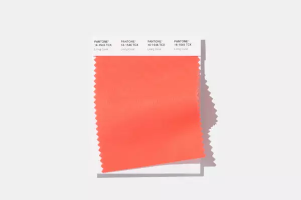 Δείγμα Pantone Living Coral 2019