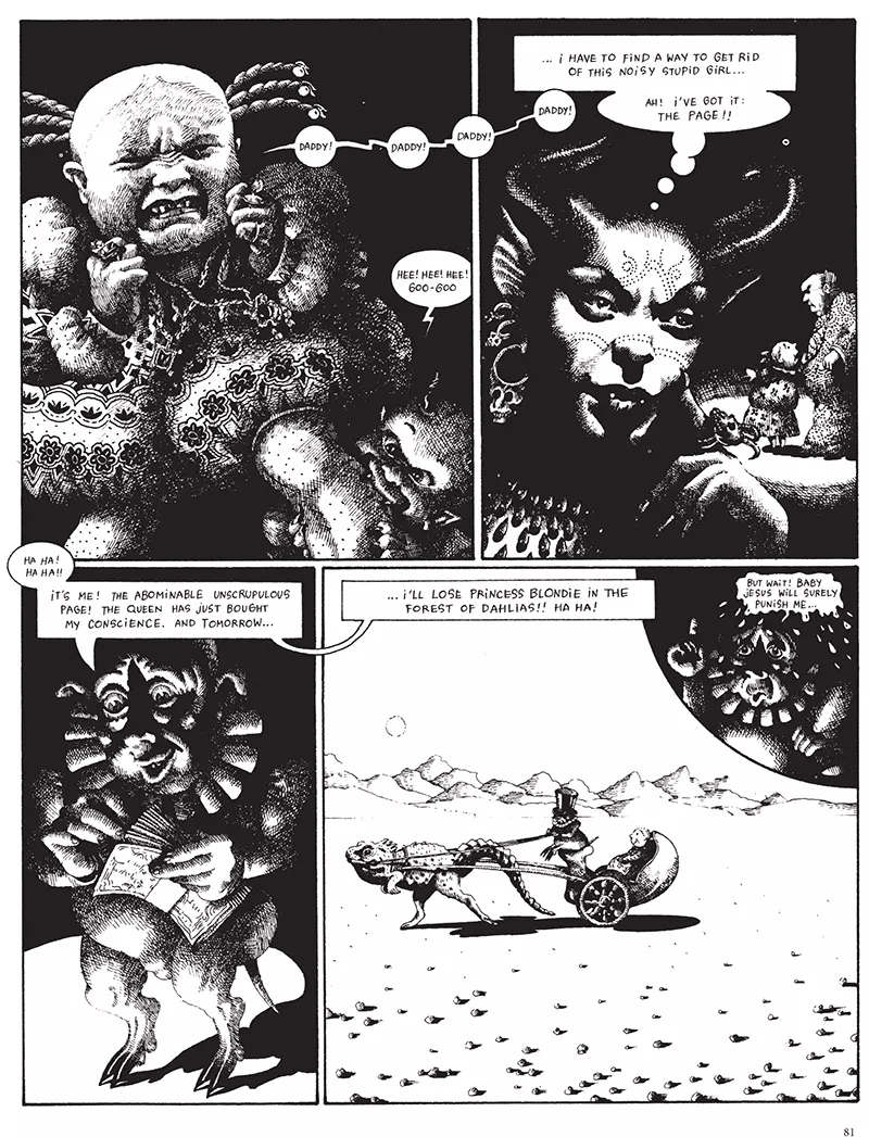 Opnij ûntdekke Nicole Claveloux, Frankryk Dali fan Pop Art Comics Stories 1766_11