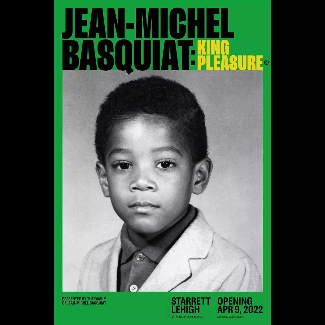 Umkhankaso Obukwayo ka-Abbott Miller kanye nePentagram Ka-‘Jean-Michel Basquiat: King Pleasure ©’