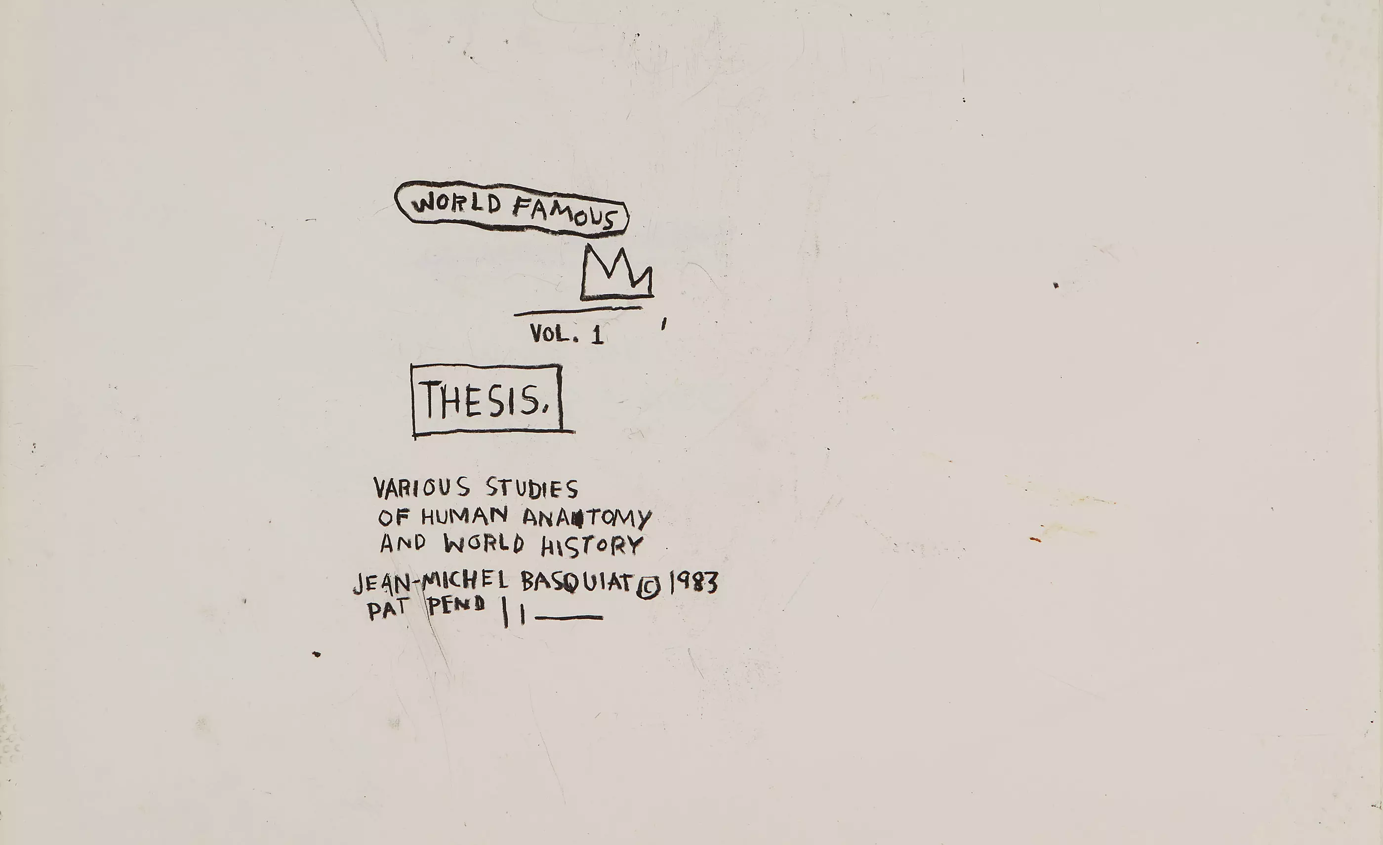 Abbott Miller 和 Pentagram 為“Jean-Michel Basquiat: King Pleasure©”的視覺宣傳 1882_6