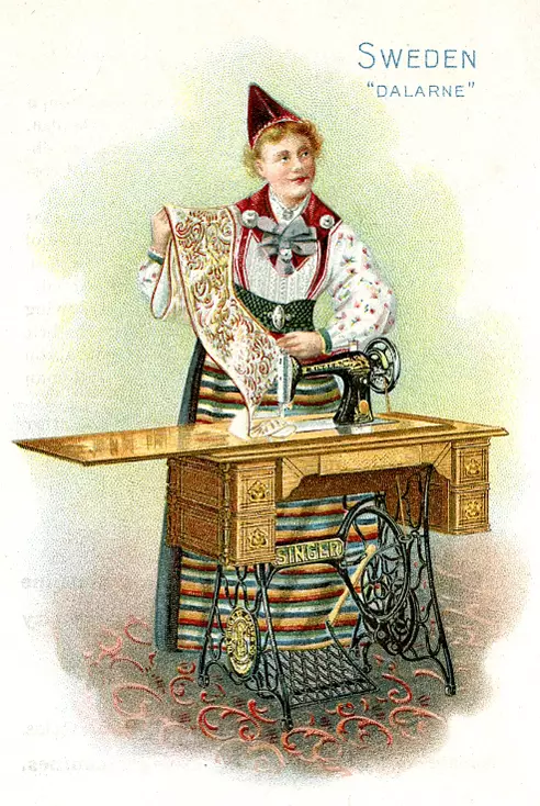 La mondo de Singer Sewing Machine, 1892 18836_1