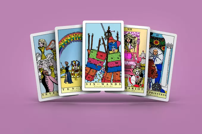 Ne vous éloignez pas des cartes de tarot de Juanjo Cristiani inspirées de la course de dragsters de RuPaul 1912_9