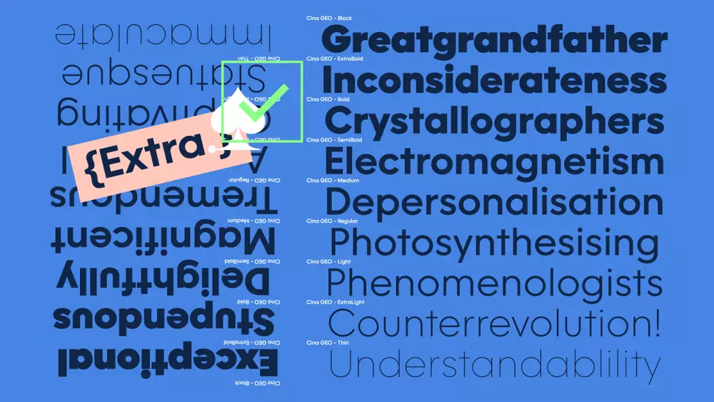 Cina GEO minangka Typeface Sans Serif sing Bold lan Versatile 201_2