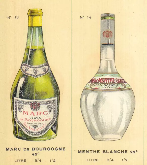 बोतल डिजाइन menthe blanche
